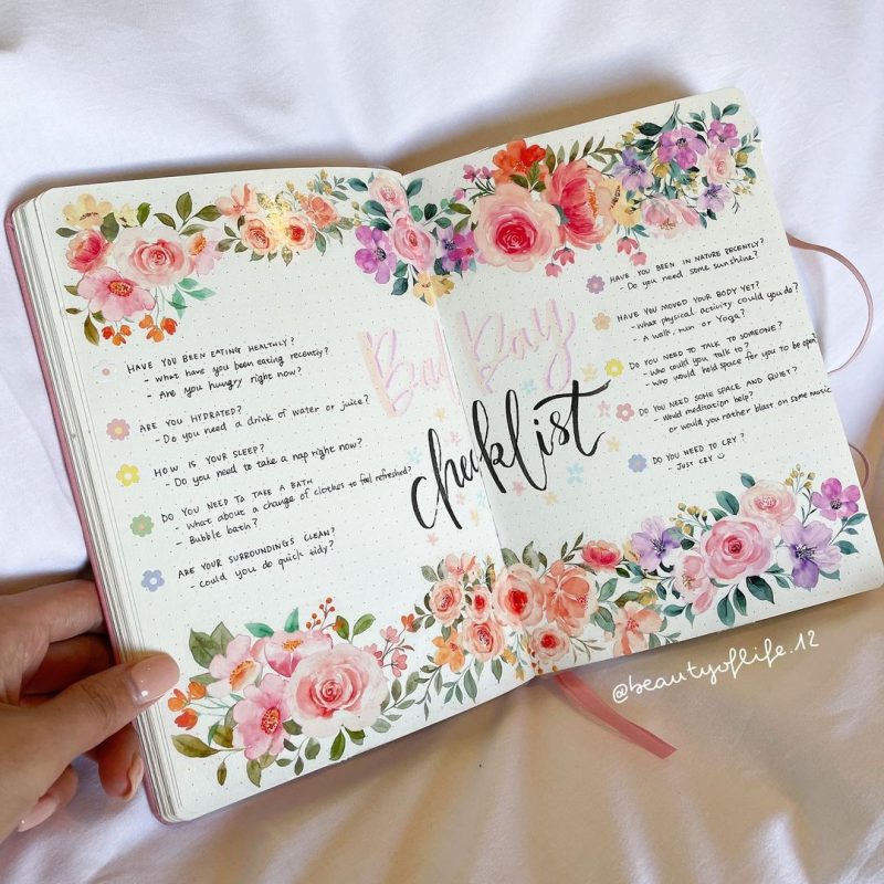 Quick, Easy (And Super Cute) Journal Page Layouts - XOXO Birdie