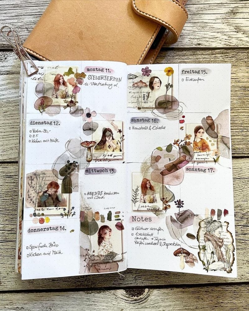 21 Amazing Fall Journal Page Designs - XOXO Birdie